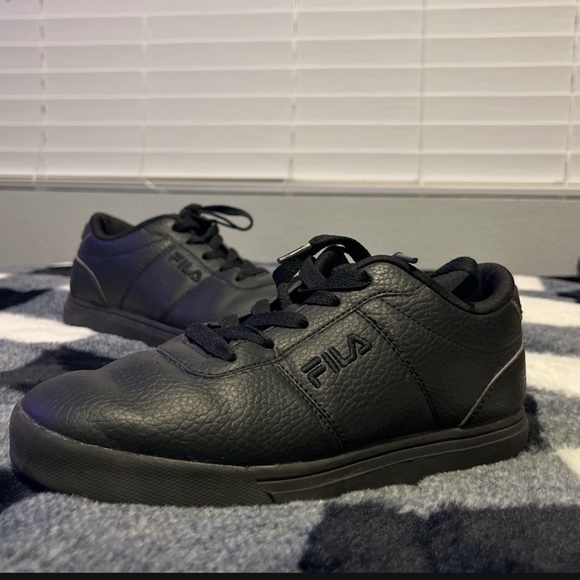 Fila | Shoes | Kids All Black Fila | Poshmark